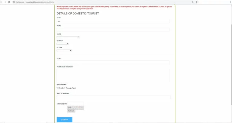 How to get Leh Ladakh Inner Line Permit | Rider Escaped